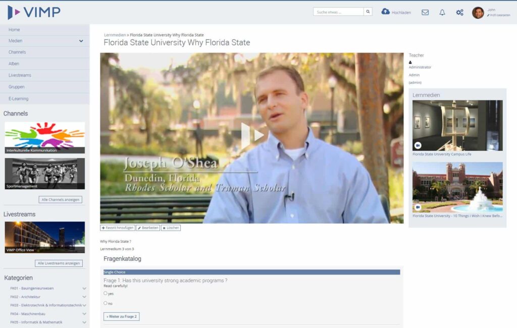 Video portal & player solutions for authorities | VIMP